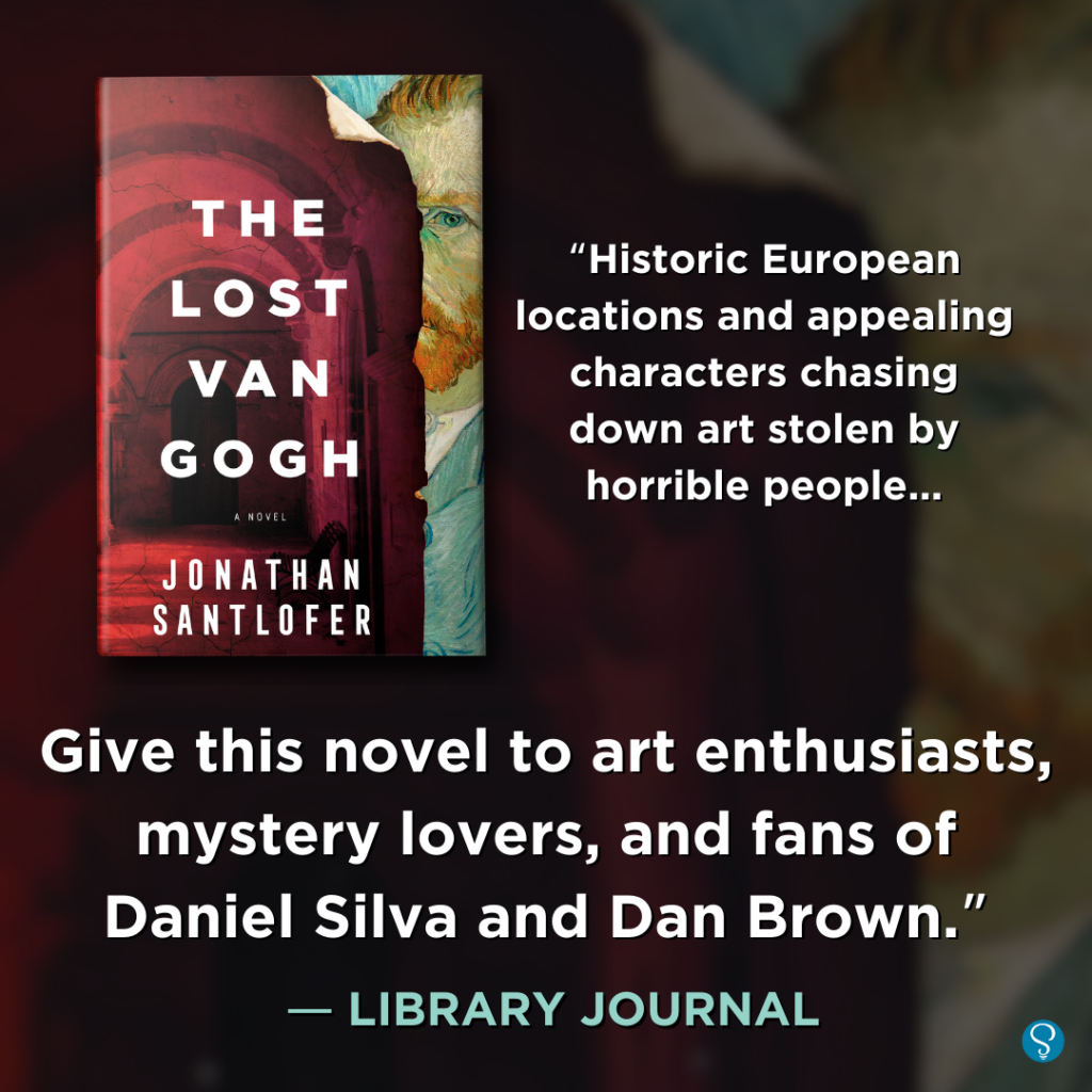 Library Journal - Review of The Lost Van Gogh - Jonathan Santlofer